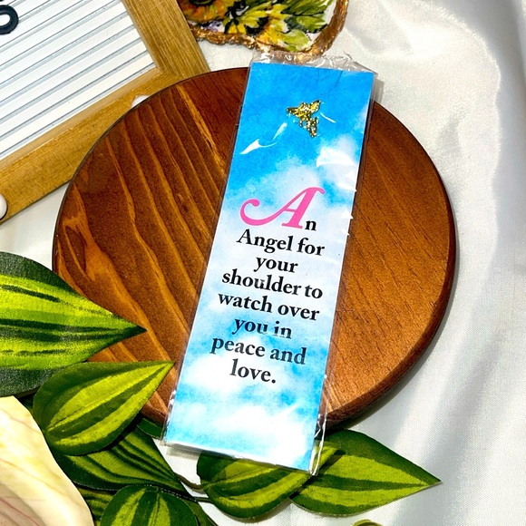 Angel | Jewelry | Angel Watch Over Your Shoulder Hat Lapel Pin Bookmark ...